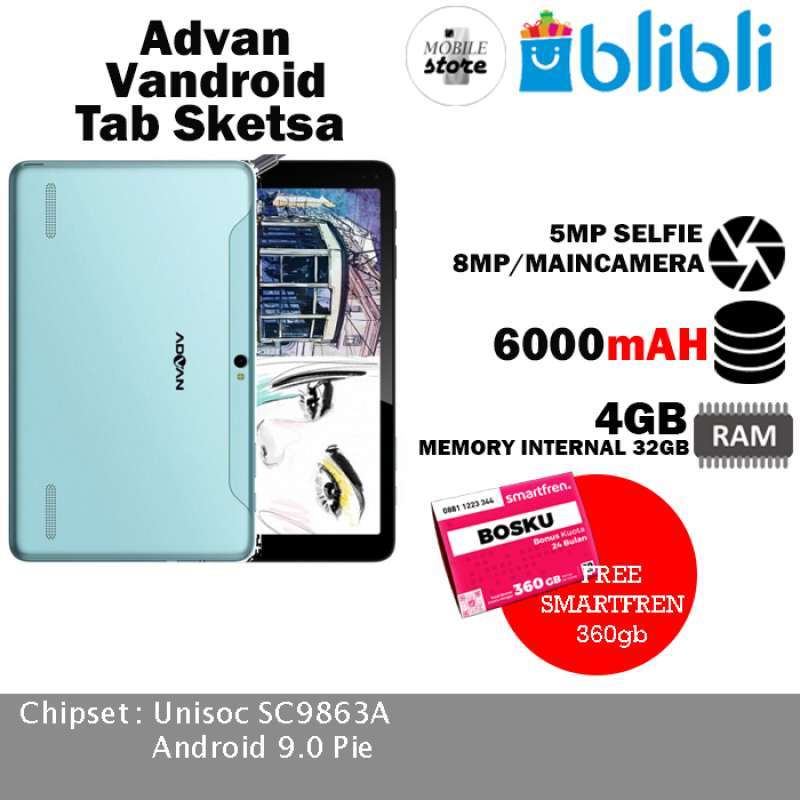 Jual Advan Tab Sketsa [4/32 Gb] - Bonus Bundling Di Seller Mobile ...