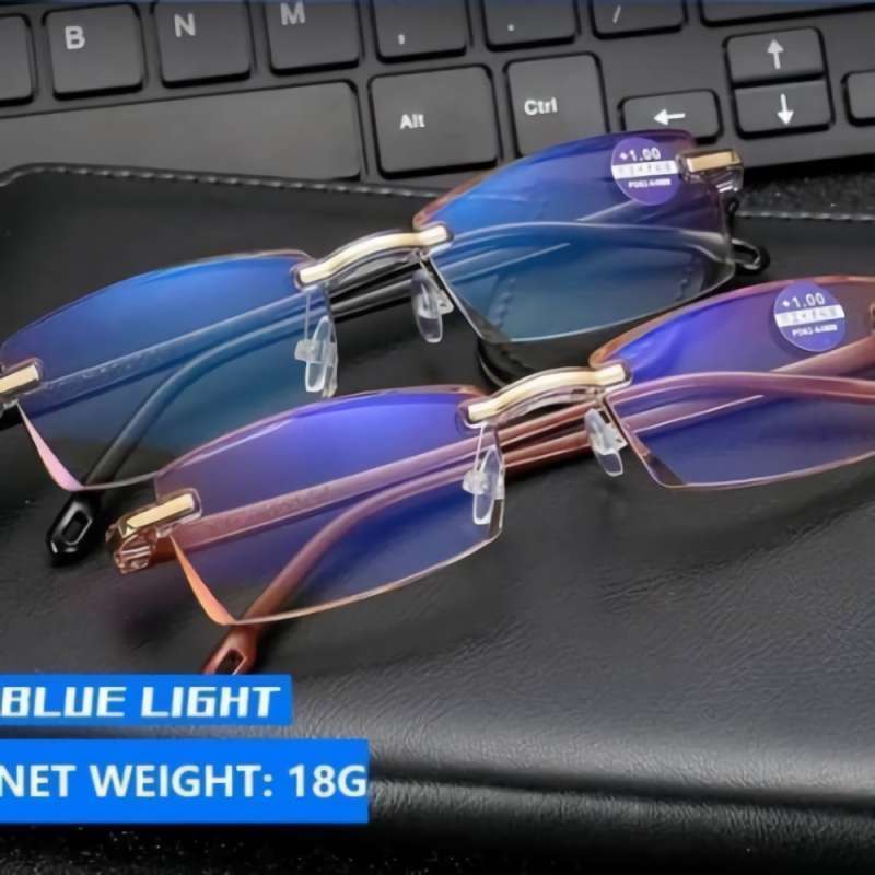 Jual Kacamata Baca Plus Lensa Anti Radiasi Blue Ray Kaca Bor Kacamata ...