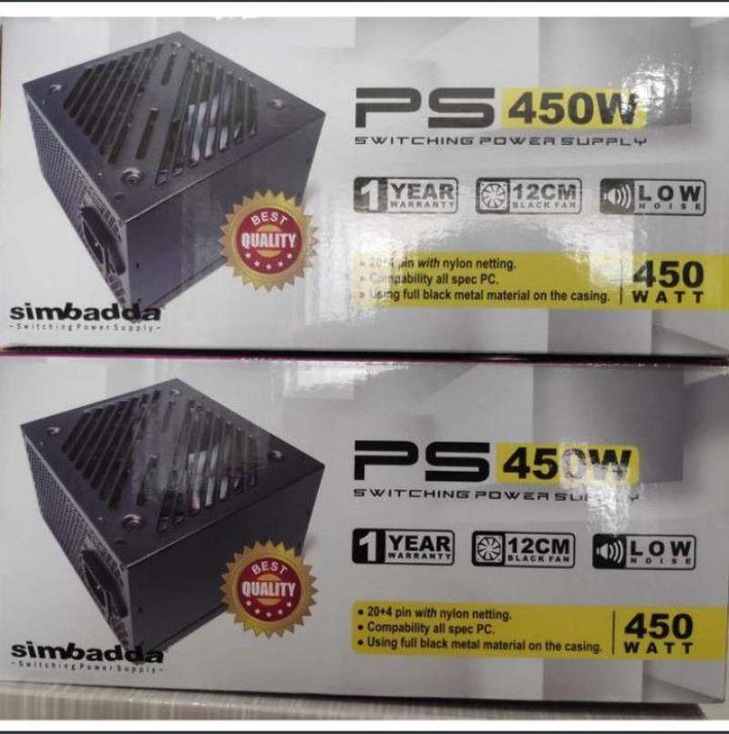 Jual Power Supply Simbadda Ps-450w [450watt] Box Di Seller Expo ...