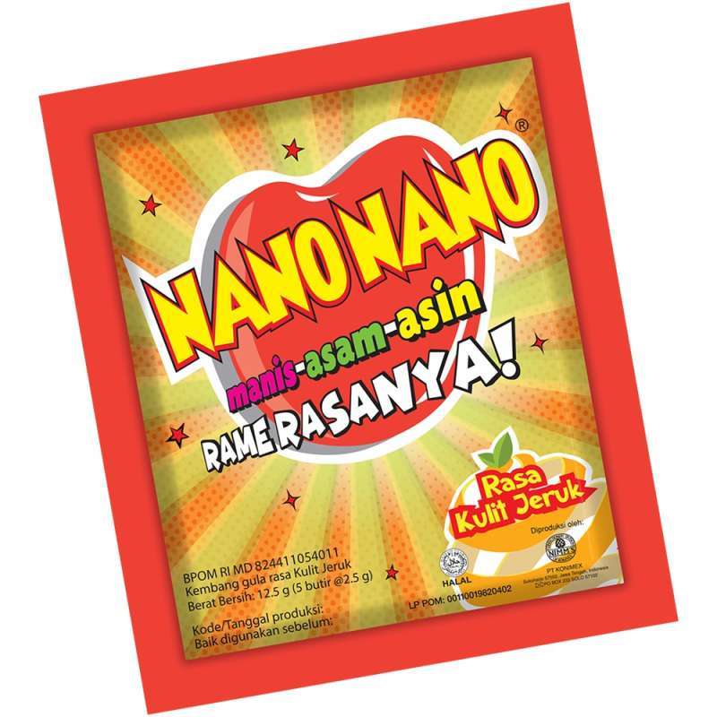 Promo (30 PCS)NANO-NANO permen rame rasa buahkemasan sachet produksi ...