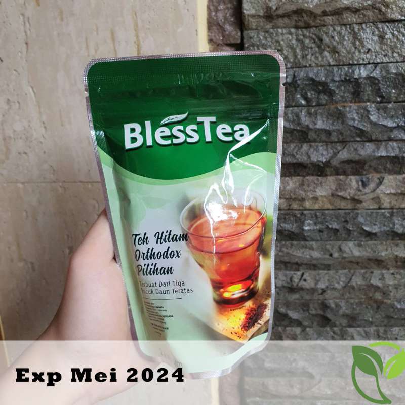 Jual BLESSTEA POUCH TEH HITAM ORTHODOX 70gr TEH PILIHAN di Seller ...