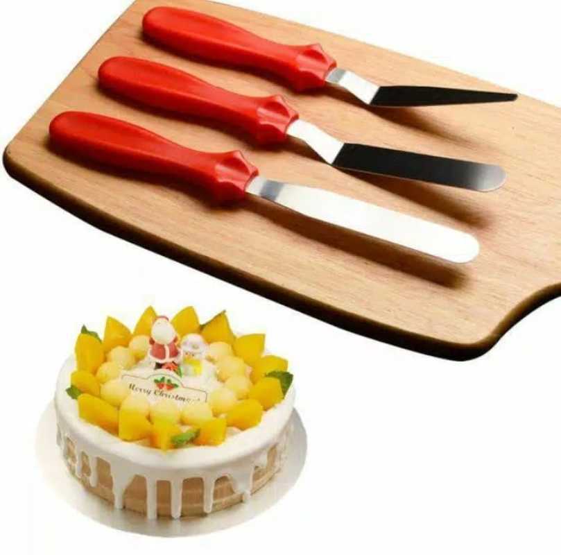 Jual Spatula Poles Set isi 3 Untuk ButterCream di Seller SNZ STORE ...