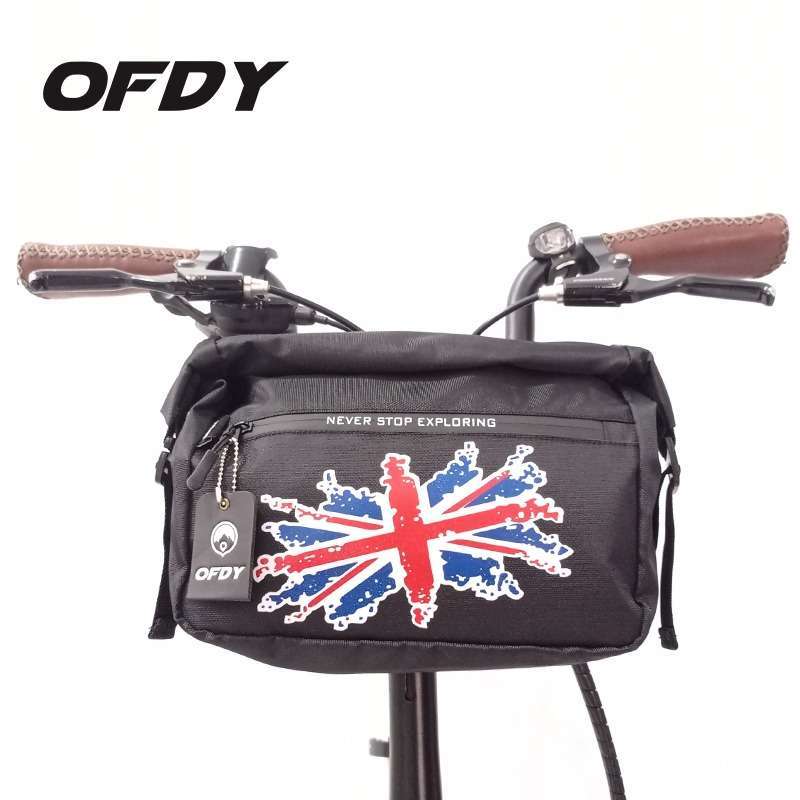 Jual Tas stang sepeda lipat handlebar bag seli mtb rolltop england flag ...