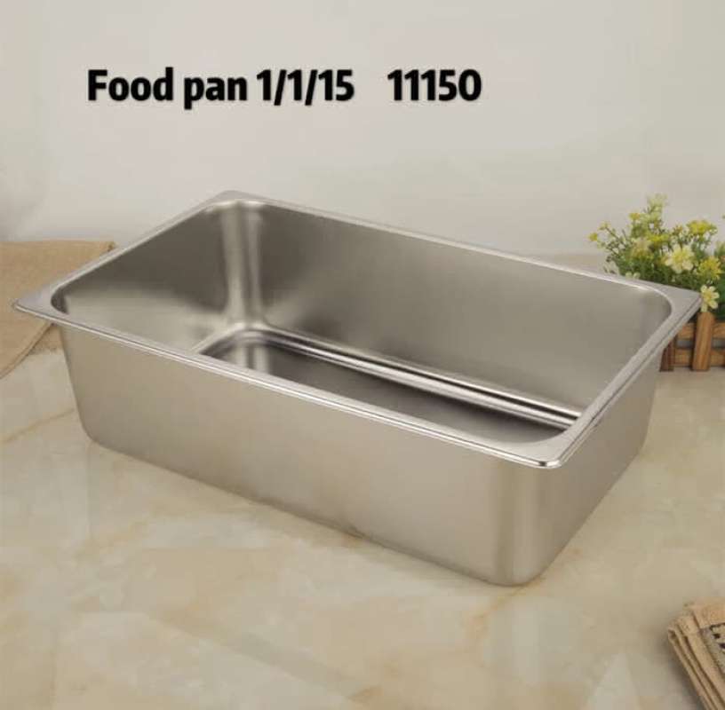 Jual Food pan prasmanan Stainless ukuran 1/1 tinggi 15CM / Wadah ...