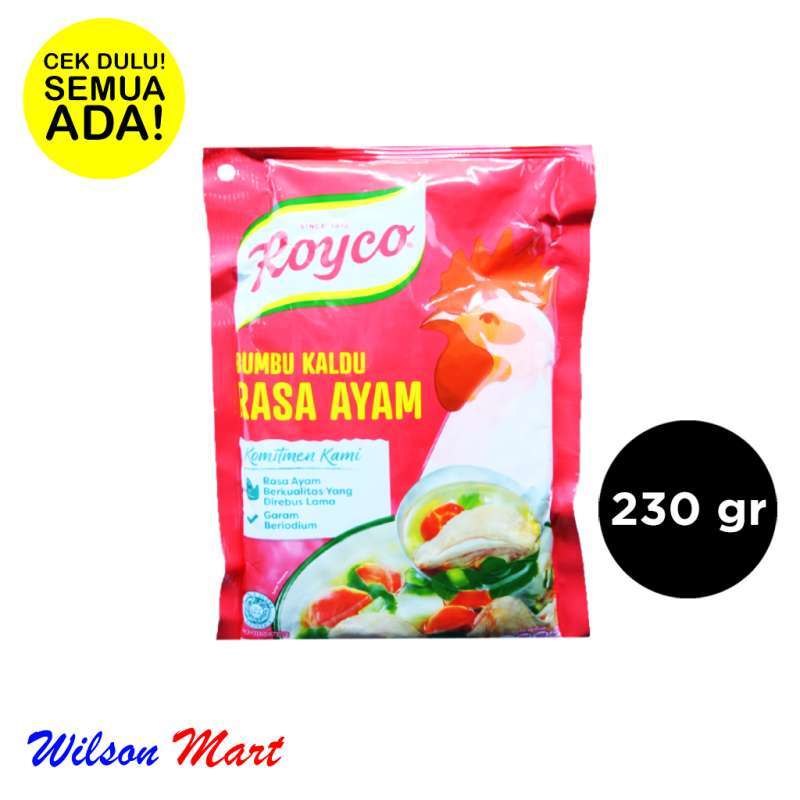 Jual ROYCO RASA AYAM 230 GRAM di Seller Wilson Mart Official Store ...