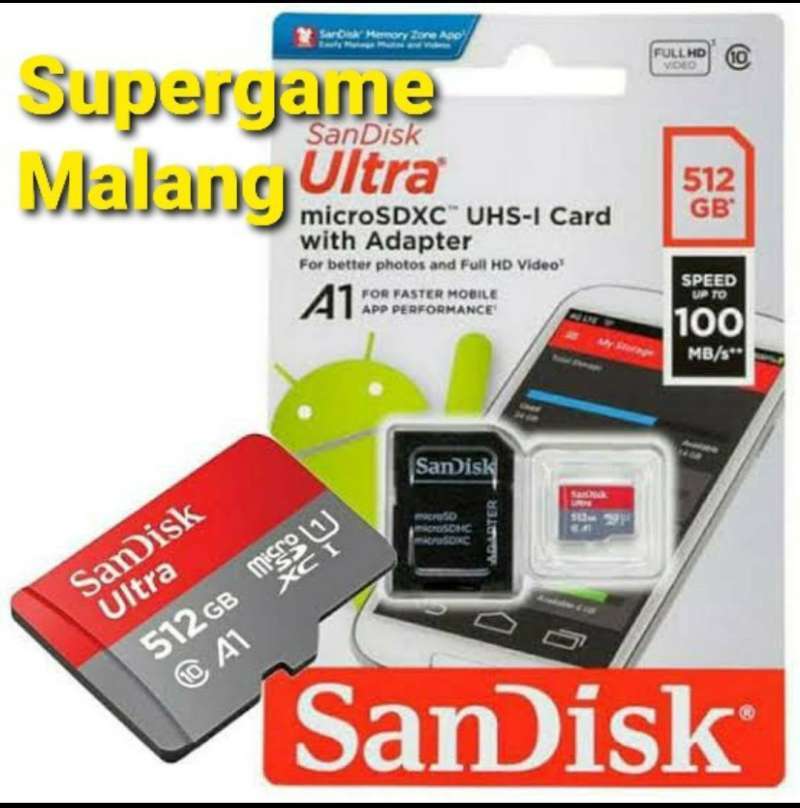 Jual Micro SD Memory Card 512 GB Giga Original Ori di Seller Supergame ...