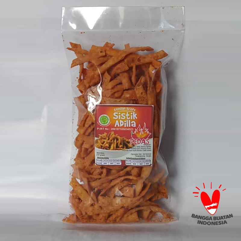 Jual Adilla Sistik Pedas Cemilan Krispy [ 250g ] di Seller DD arqa ...
