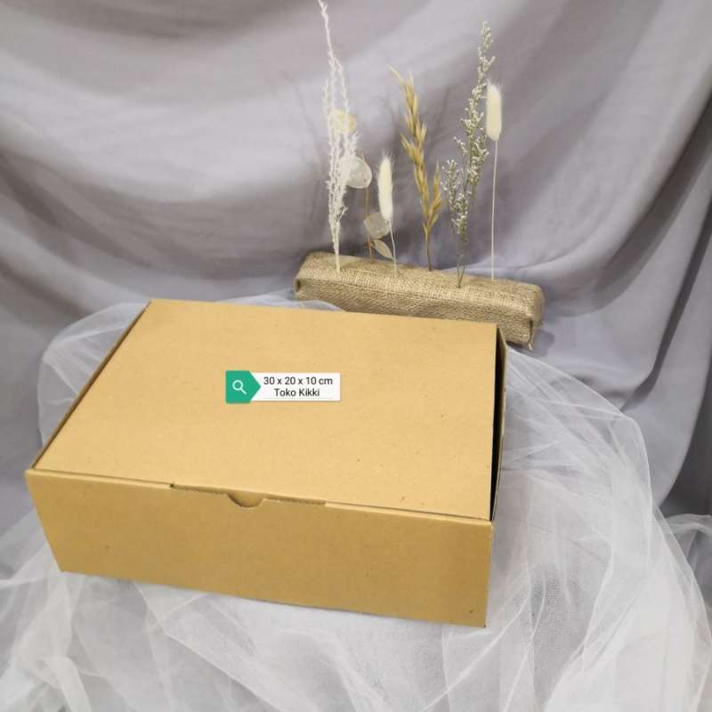 Jual 30x20x10 cm kardus Die Cut/ kardus hampers di Seller Toko Kikki ...