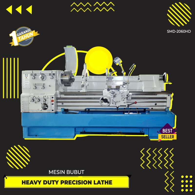 Jual Mesin Bubut - Heavy Duty Precision Lathe - SMD-2060HD - Importir ...