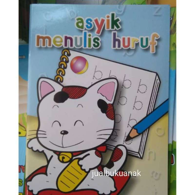 Jual Buku Tulis Untuk Anak TK/PAUD Dasar pemula Menulis Huruf - Angka ...
