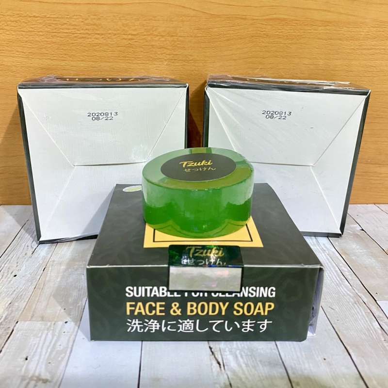 Jual Sabun Tzuki Whitening Face & Body Soap 100% Original / Sabun ...