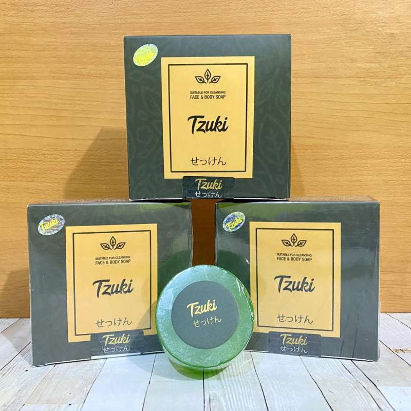 Jual Sabun Tzuki Whitening Face & Body Soap 100% Original / Sabun ...