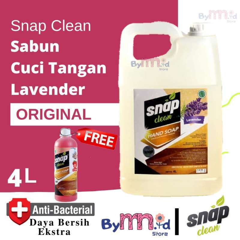 Promo SNAP CLEAN SABUN CUCI TANGAN 4L | SNAP CLEAN HAND SOAP 4L BUY 1 ...
