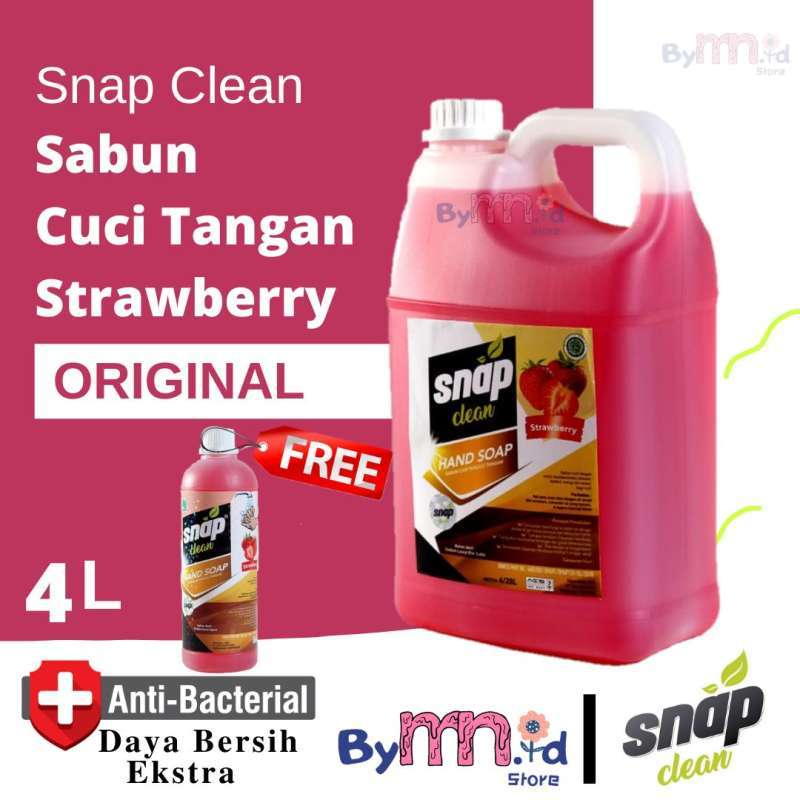 Jual Snap Clean Sabun Cuci Tangan 4l | Snap Clean Hand Soap 4l Buy 1 ...