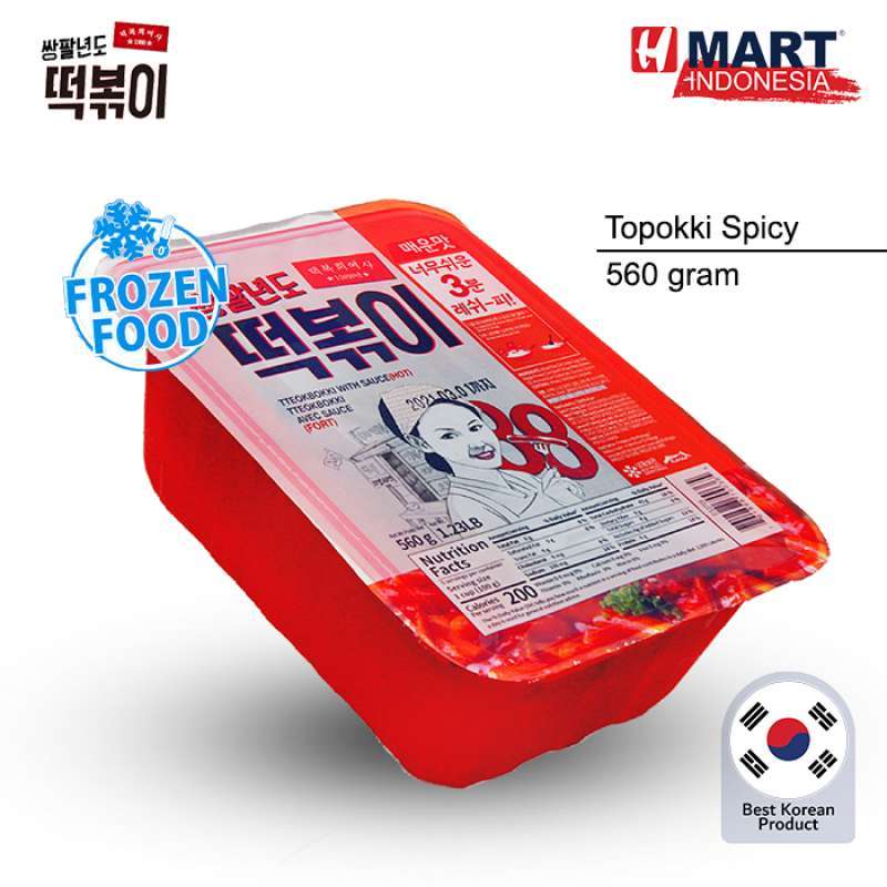 Jual Topokki 88 Tteokbokki Spicy 560gr - Kue Beras Korea Dengan Saus ...