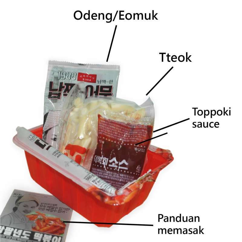Jual Topokki 88 Tteokbokki Spicy 560gr - Kue Beras Korea Dengan Saus ...