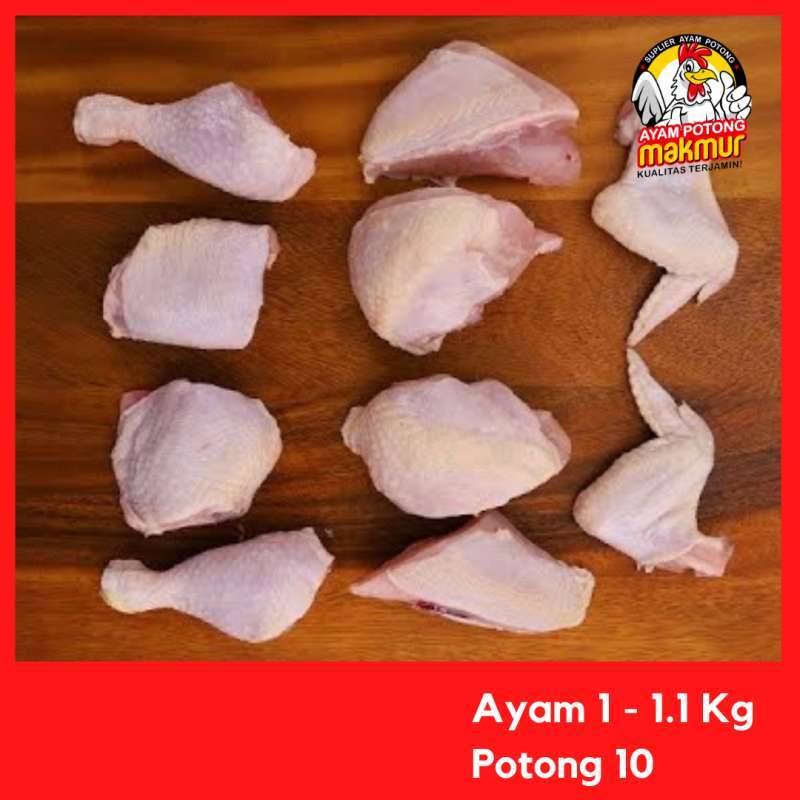 Jual Ayam Potong 10 [ Ukuran 1 - 1.1 Kg ] Di Seller Ayam Potong Makmur ...