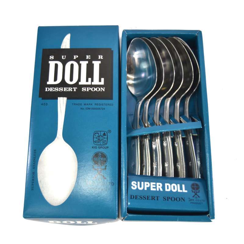 Jual Super Doll Dessert / Dinner Spoon 12 Pcs / 2 Pack / 1 Lusin ... Jual Super Doll Dessert / Dinner Spoon 12 Pcs / 2 Pack / 1 Lusin ...