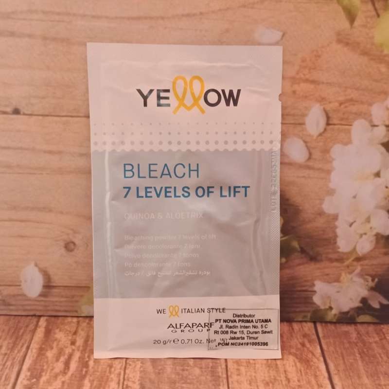 Jual Yellow Bleach 7 Levels Of Lift (bleaching Bubuk)hair Color Di ... Jual Yellow Bleach 7 Levels Of Lift (bleaching Bubuk)hair Color Di ...