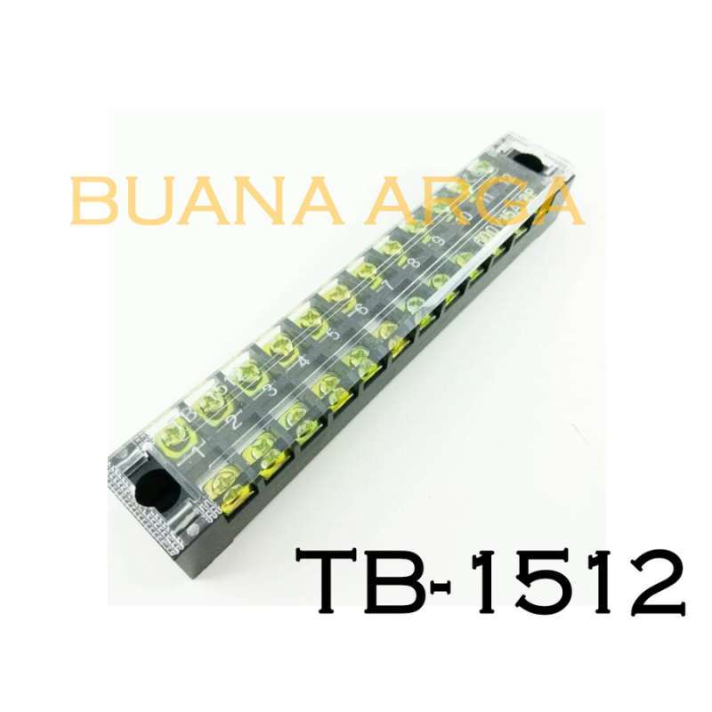 Jual Terminal Block TB 15A TB-1512 / TB1512 12 Pole Fort di Seller Buana Arga Elektrika - Kenari ...