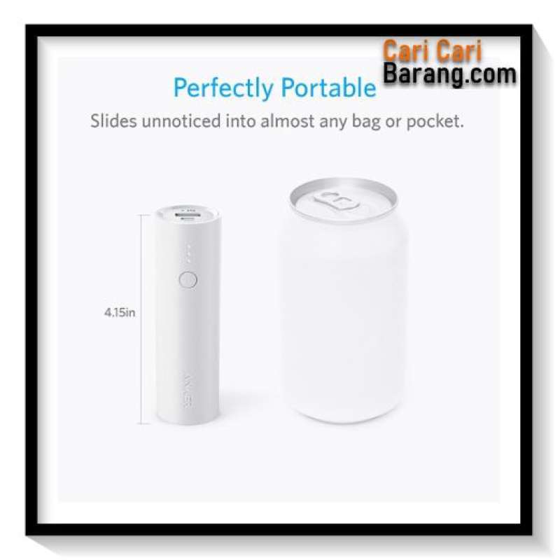 Promo Powerbank Anker Powercore 5000 Mah White Original Diskon 35% di ...