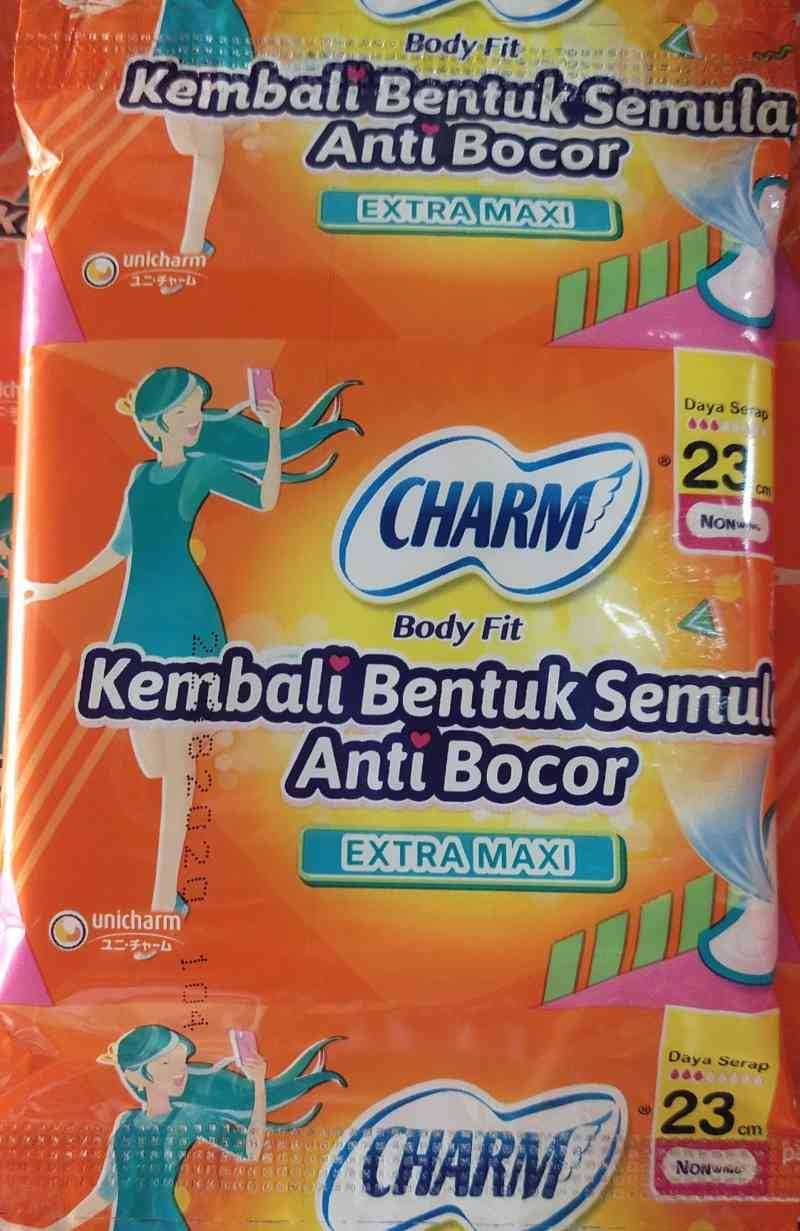 Jual Charm Body Fit 23 Cm (1 Dus Isi 480 Pcs) Non Wing Di Seller Je&je ...