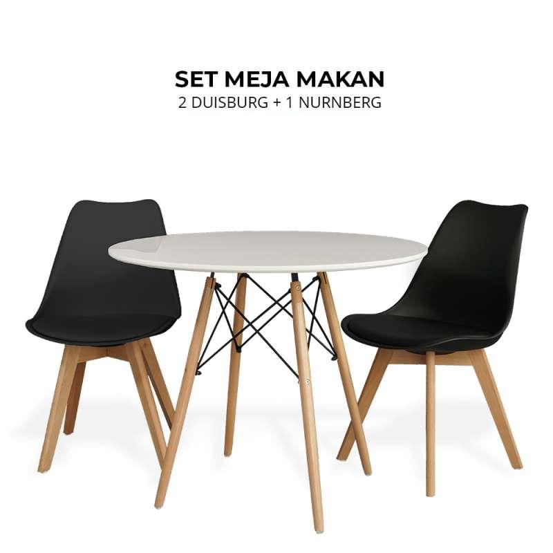 Jual PAKET SET MEJA MAKAN MINIMALIS - MEJA MAKAN 2 ORANG 1 MEJA 2 KURSI ...