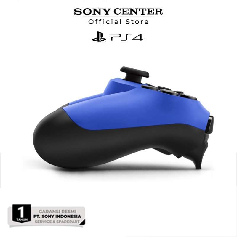 Jual SONY CENTER PS4 DUALSHOCK4 WIRELESS CONTROLLER WAVE BLUE CUH ...