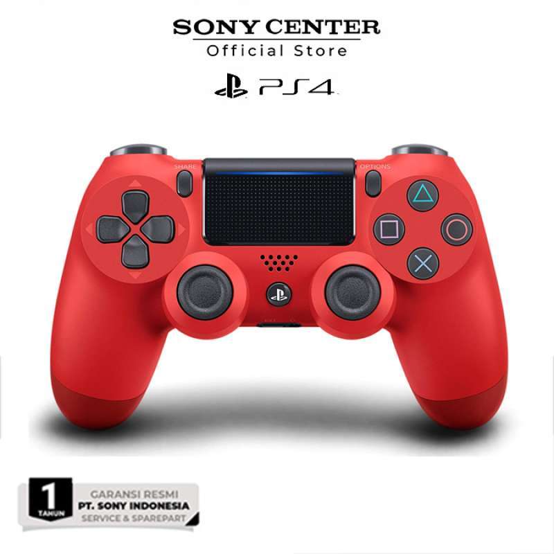 Jual SONY CENTER PS4 DUALSHOCK4 WIRELESS CONTROLLER MAGMA RED CUH ...