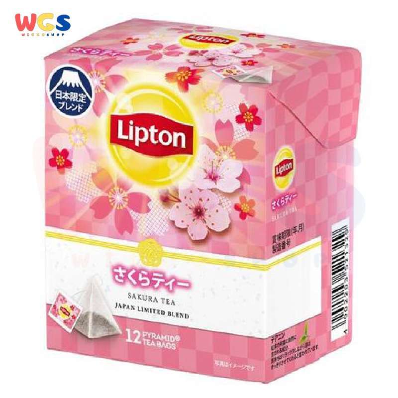 Jual Lipton Sakura Tea Japan Limited Blend 12 Triangle Tea Bags 19.2gr ...