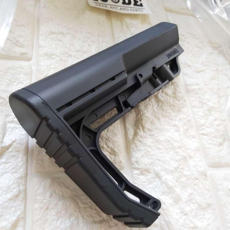 Jual popor Mft aeg m4- tactical stock Mft-popor mft bmsmil-popor pacul ...