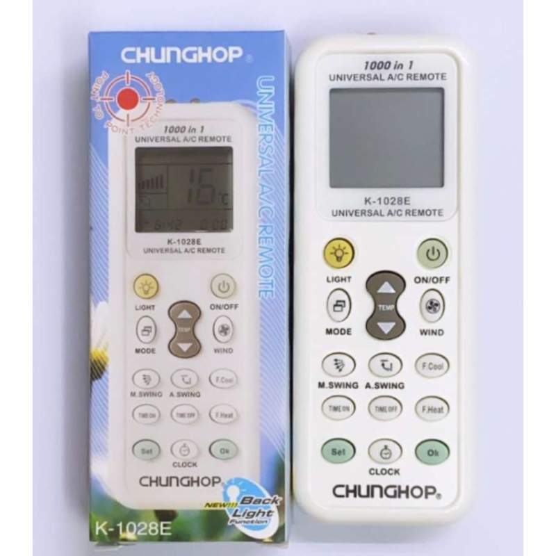 Promo Remote Ac K1028 Chunghop Ac Universal Diskon 55% Di Seller Mekaro Elektronik - Benowo ...