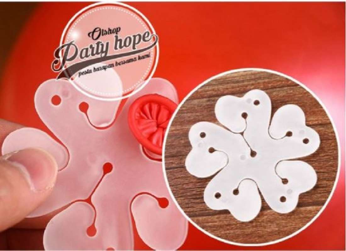 Jual Klip Balon / klip bunga / klip balon bunga / pengait balon ...