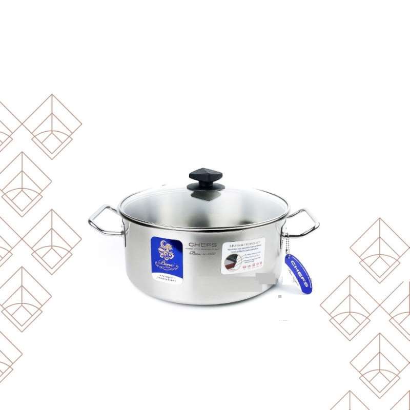 Jual Bima Chefs Casserole Stainless 304 28 cm BP1900328 / Panci Bima ...