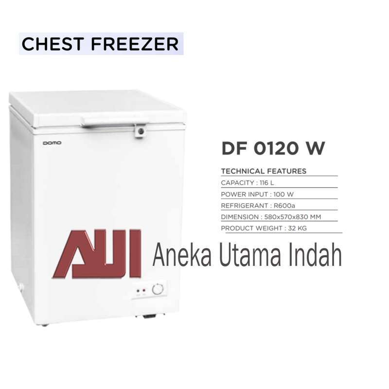 Jual Domo By Modena Df 0120 W Chest Freezer - Putih Di Seller Aneka Utama Indah - Aneka Utama ...
