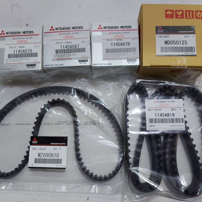 Jual Timing Belt set dan Tensioner set Pajero sport dan Triton 2500c di ...
