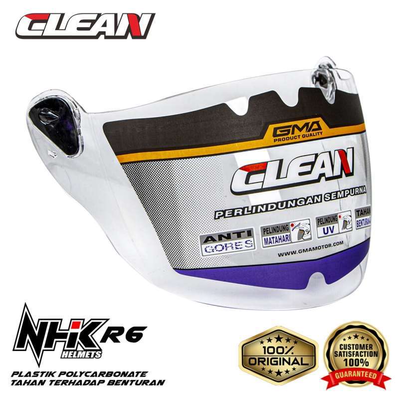 Jual Kaca Helm / Visor Helm CLEAN NHK R6 (No.38) - Bening di Seller GMA ...