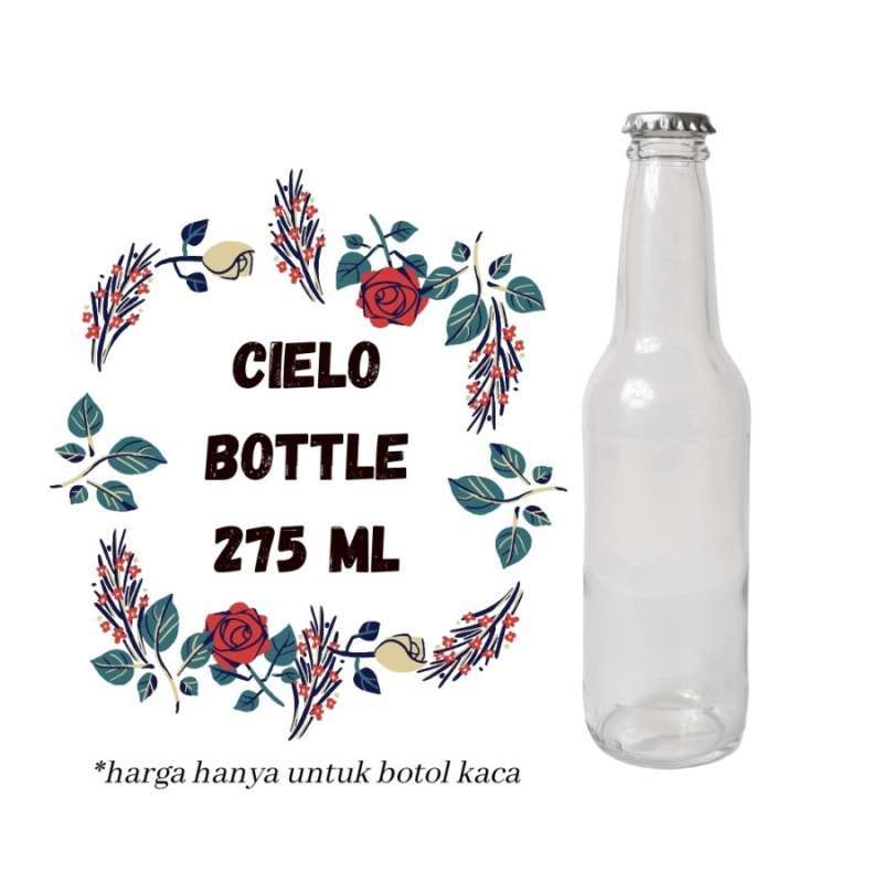 Jual SOEBI ANTIQ - CIELO Glass Bottle 275 mL | Botol Soda Kaca | Botol ...