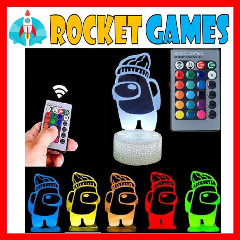 Jual Rocket Games - Among Us LED Table Lamp / Lampu Tidur LED Among US ...