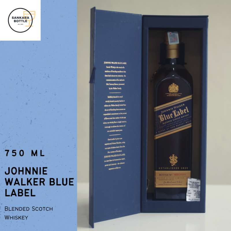 Jual Johnnie Walker Blue Label Original Di Seller Sankara Bottle ...