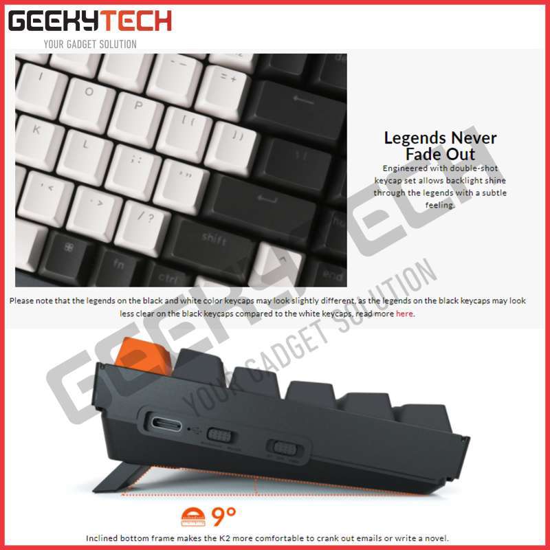 Jual Keychron K2 V2 84 Key Hot Swappable Rgb Backlight Aluminium Frame ...