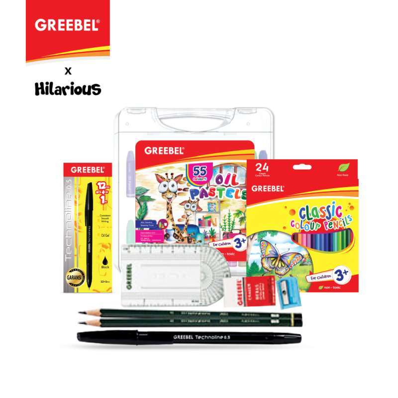 Jual GREEBEL Paket Stationery Map - Tas Set 614 Large di Seller Greebel ...