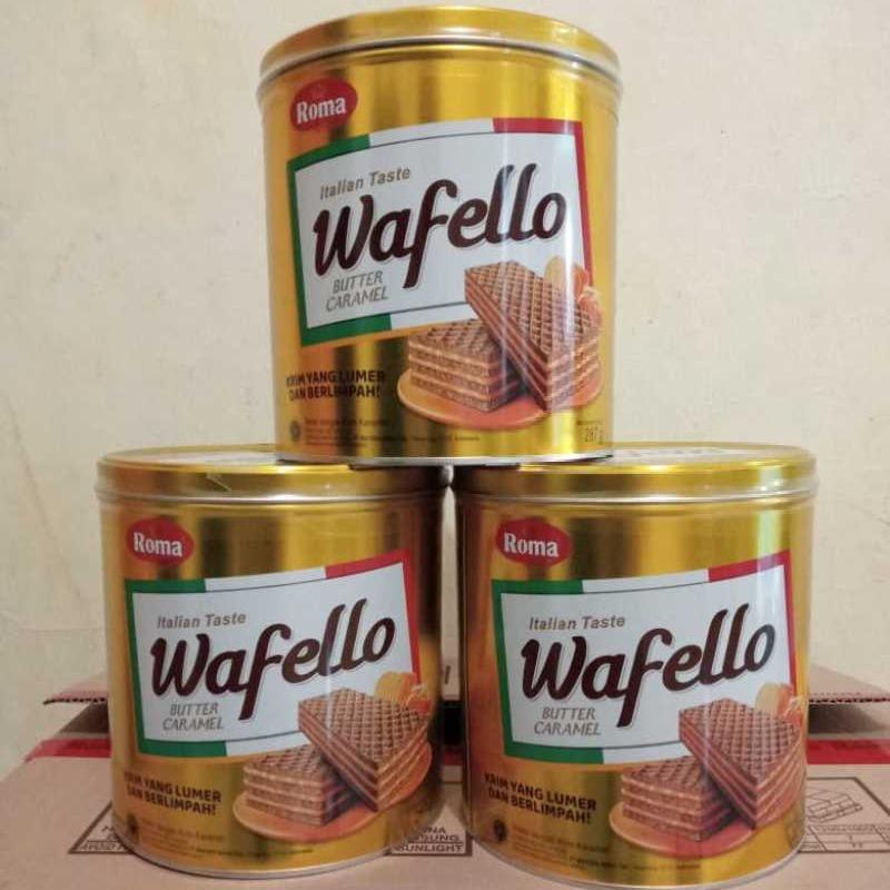Jual Wafello Wafer Roma Kaleng 287 Gram di Seller Rajasnackiloan ...