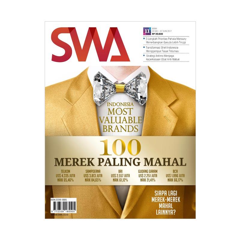 Promo SWA Edisi 11-2017 Indonesia Most Valuable Brands 100 Merek Paling Mahal Majalah Bisnis ...
