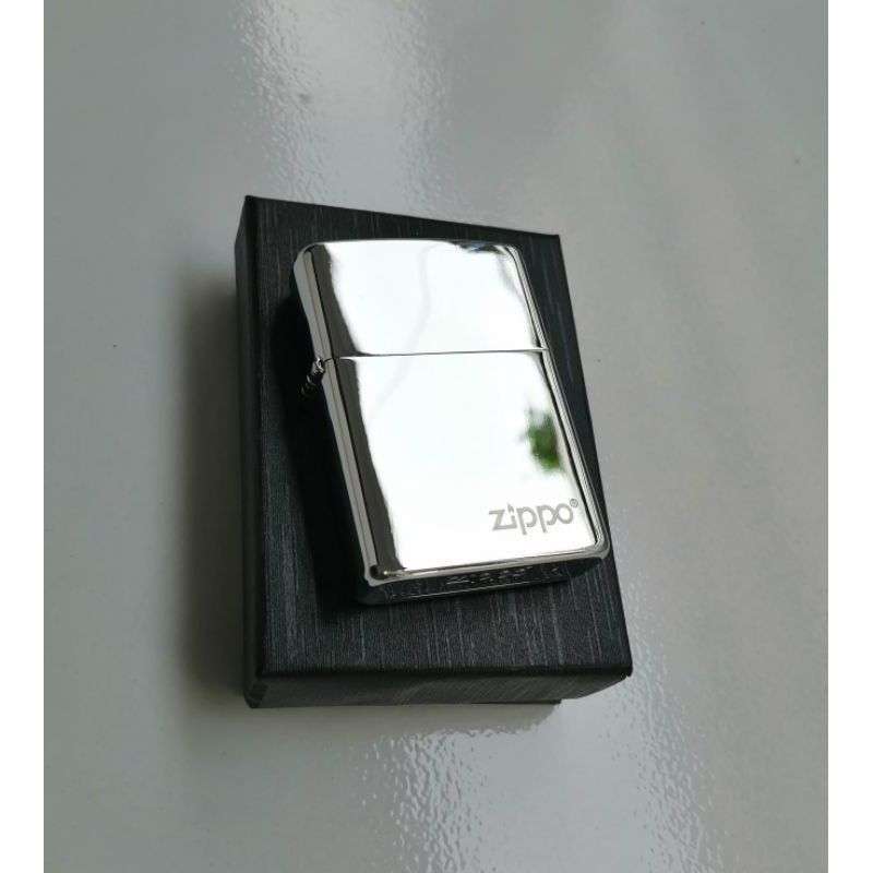 Jual Zippo Original 24747 ZL gold ice with Zippo Logo Korek Api di ...