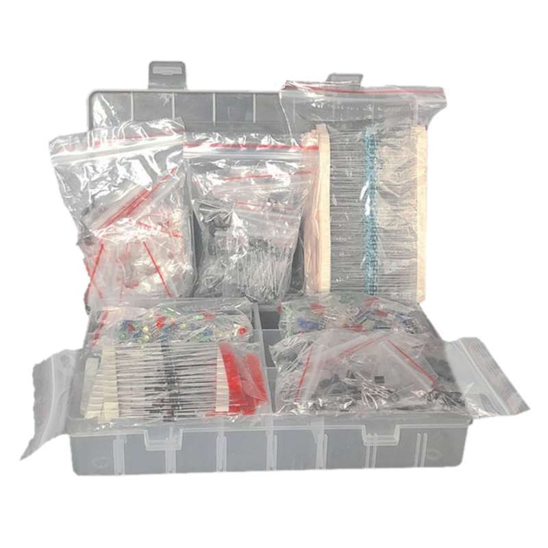 Jual 7 Values Metal Film Resistor Assortment Box Kit LED Diodes ...