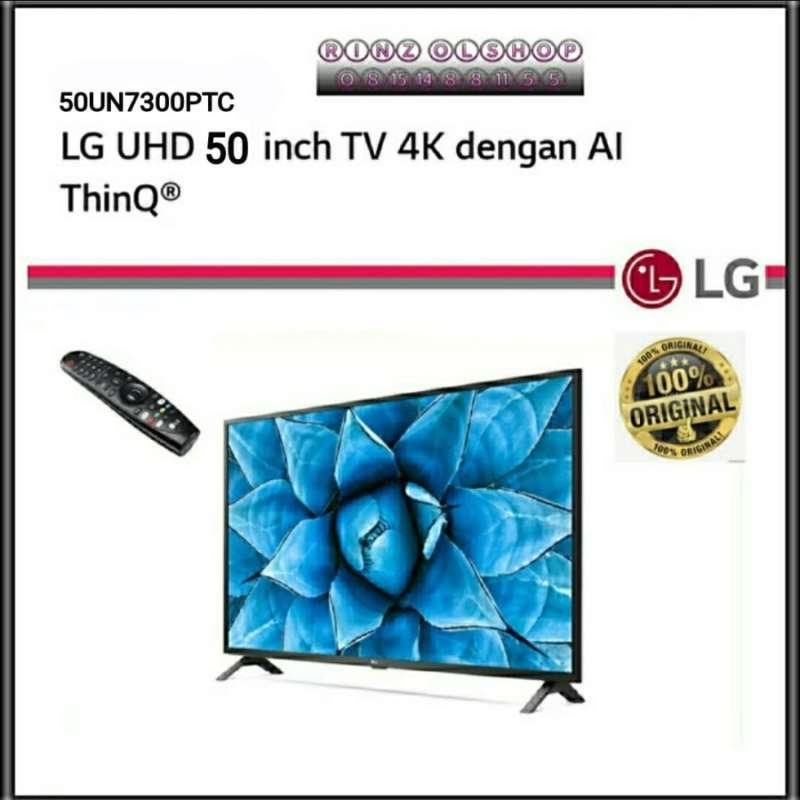 Jual LED TV LG 50UN7300 SMART TV UHD 4K MAGIC REMOTE 50UN7300PTC NEW ...