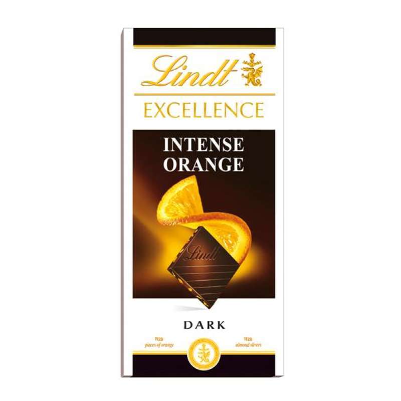Jual (Lindt) Lindt biasa intens Jeruk Dark Chocolate (100g) di Seller ...
