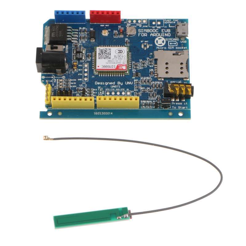 Jual SIM800C GPRS GSM Module MicroSIM Card Development Board Replace ...