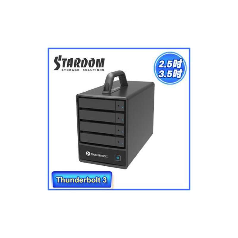 Jual (STARDOM)STARDOM ST4-TB3+ B 3.5-inch/2.5-inch Thunderbolt? 3 4 ...